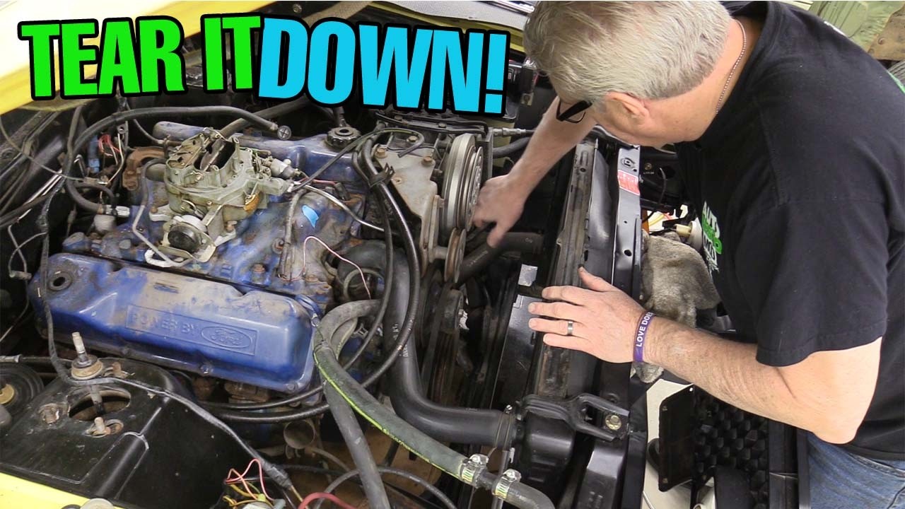 We Tear Down To Build Up Our Engine Bay
