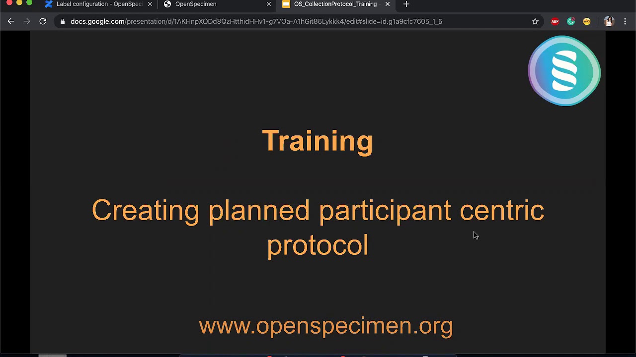 OpenSpecimen Training: Collection Protocol Module
