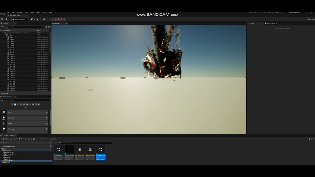 UE5 Niagara fluids - Real Time VFX