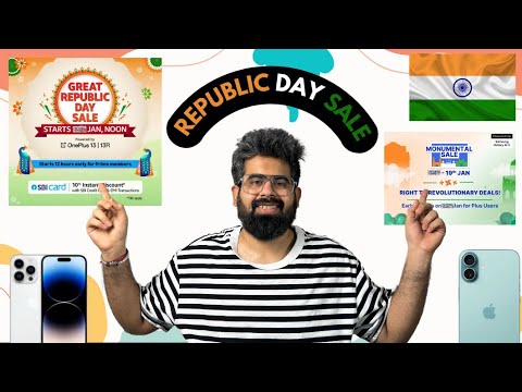 Republic Day Sale 2025 final dates announced on Amazon & Flipkart | iPhone Sale | Bank offer EMI