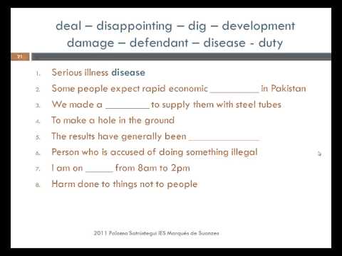 words starting with -D- , intermediate level