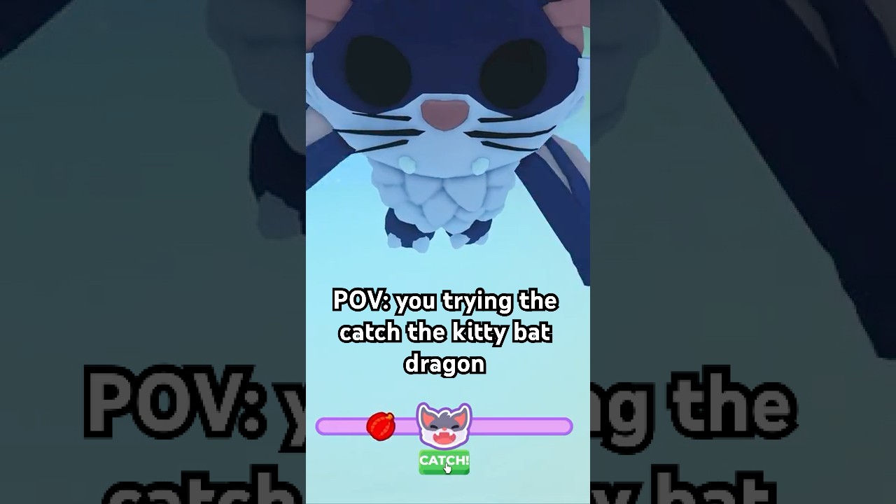 POV: Trying To Catch Kitty Bat In Adopt Me #roblox #robloxshorts #adoptme