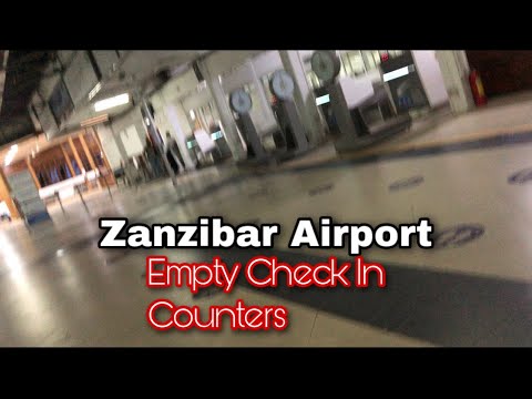 Exploring Zanzibar's OLD Airport + Empty Check-in Counters | ExplorewithReeza
