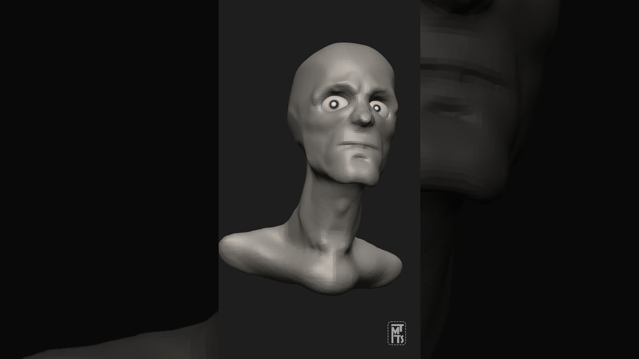 Z Brush Human Head Sculpting