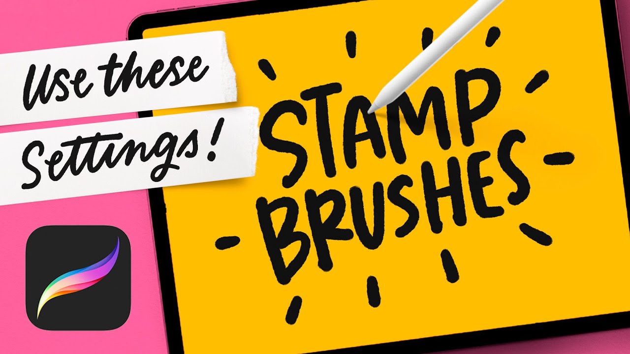 Make Sellable Stamp Brushes in Procreate (EASIER than you think!)