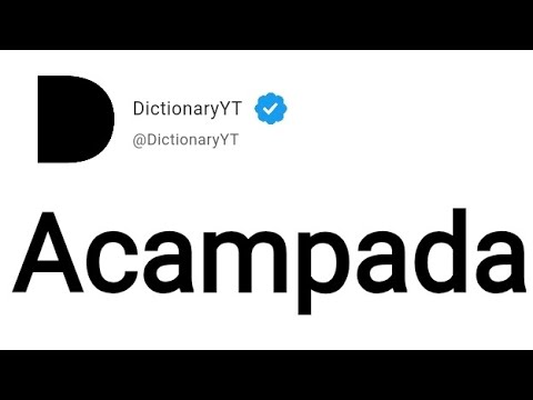 Acampada Meaning in English