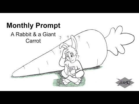 A Rabbit and a Giant Carrot