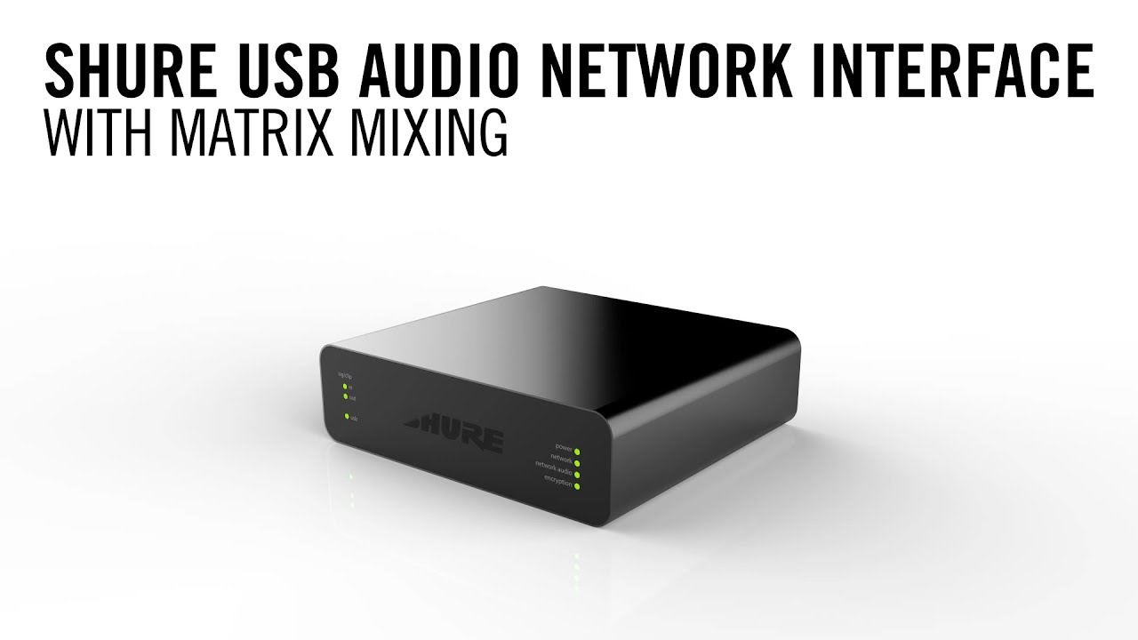 ANIUSB-MATRIX - ANIUSB-MATRIX USB Audio Network Interface with Matrix ...