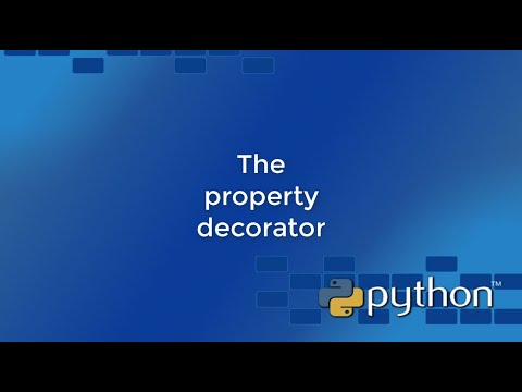 Python Course: 6.2.11 : The property decorator
