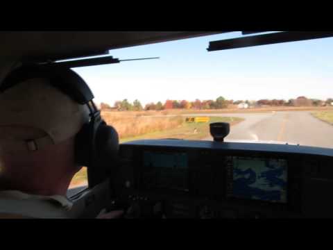 Landing and takeoff at Bay Bridge Airport