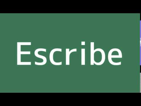 How to say to write in Spanish