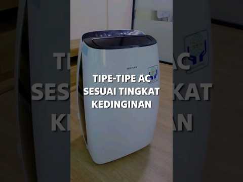 TIPE-TIPE AC SESUAI TINGKAT KEDINGINAN #shorts #ac #portable