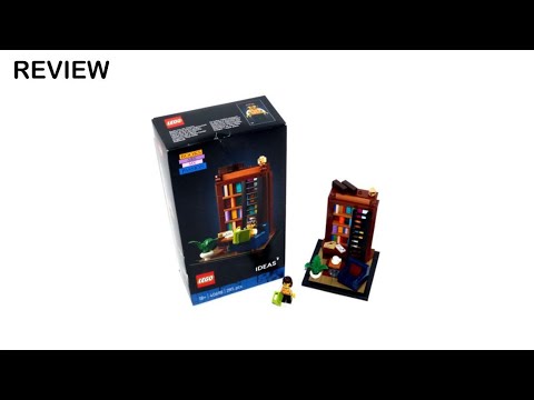 Klokriechers' Creations - LEGO Ideas - Books Are My Passion - Set 40698 - Silent Review