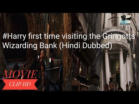 Harry first time visiting the Gringotts Bank#Harry Potter#Clip No.5(Hindi Dubbed).AKCinemaTime....