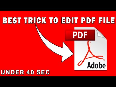 Best PDF Editing Trick You Must Know 🔥 | #shorts | PDF Hacks