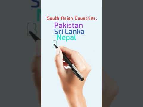 How many countries are in South Asia?