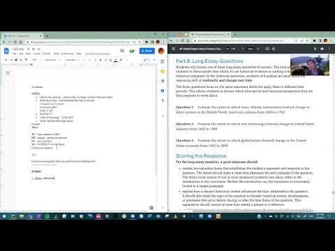 APUSH LEQ - Process of Writing