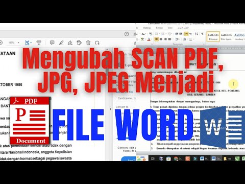 cara mengubah hasil scan pdf img jpg jpeg menjadi file ms word