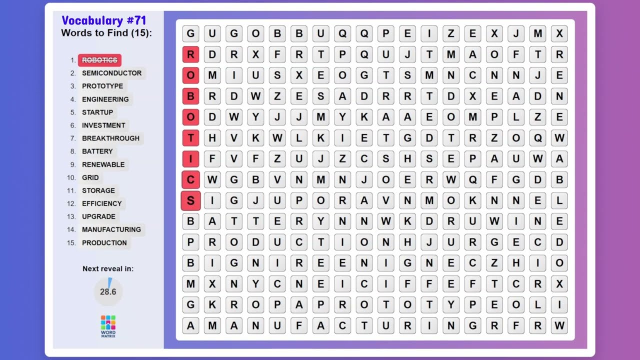 Tech & Innovation Word Search 🔍 | Brain Boost Puzzle Challenge