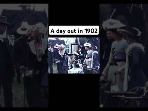 A day out in 1902 #history #footage #oldfootage