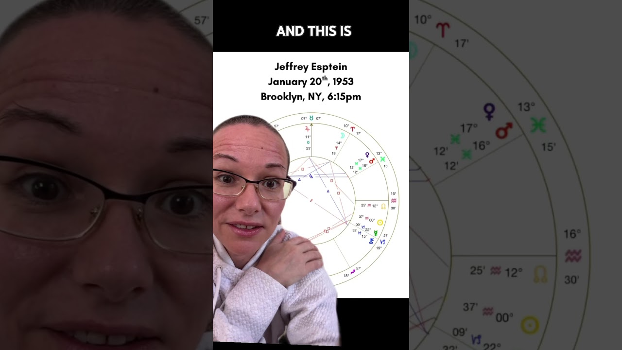 We Now Have a Birth Time for Jeffrey Epstein #astrology #mundaneastrology