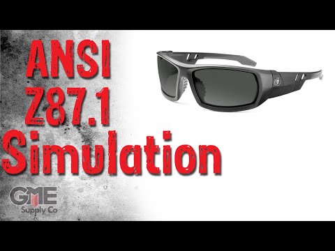 ANSI Z87 Demo: The Importance of Your Safety Glasses Meeting ANSI Z87+