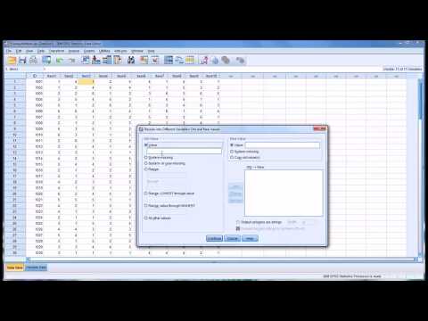 Reverse Coding in SPSS