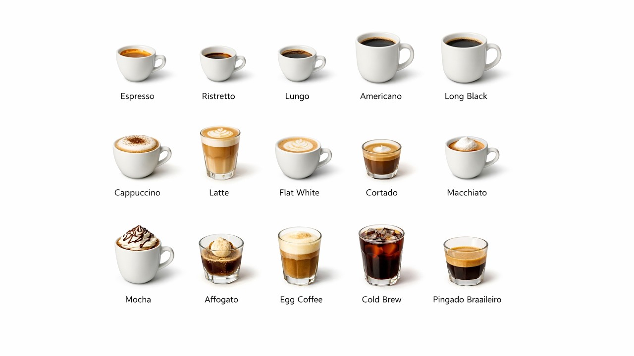 15 Coffee Drinks Explained