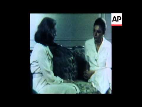 SYND 9 7 77 EMPRESS FARAH INTERVIEW IN NEW YORK