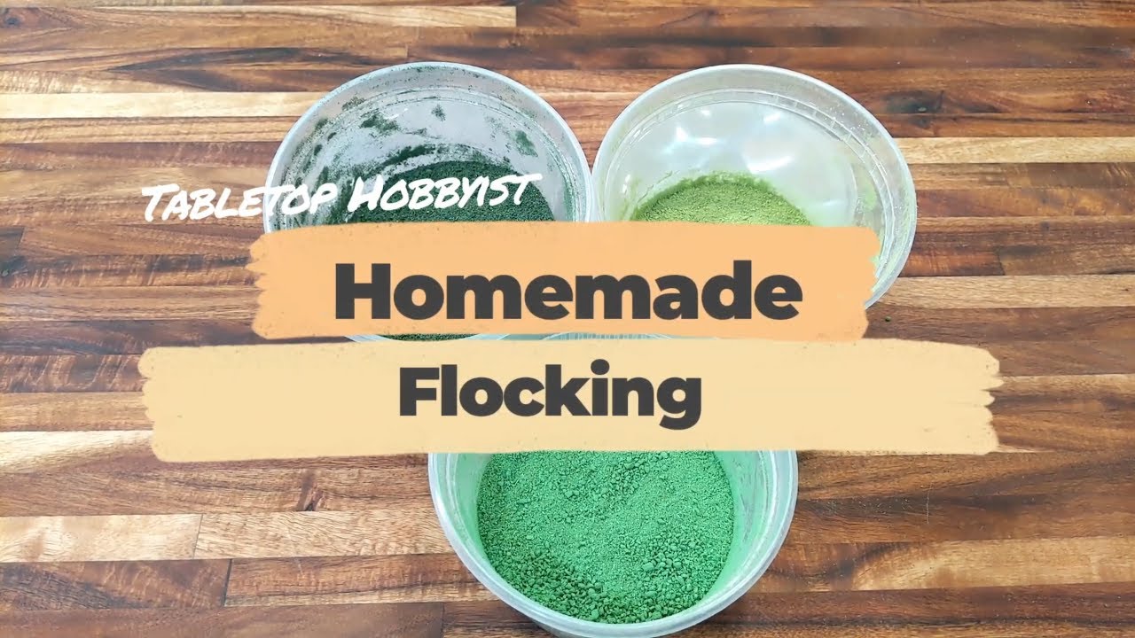 Tabletop Terrain Crafting How-to: Flocking
