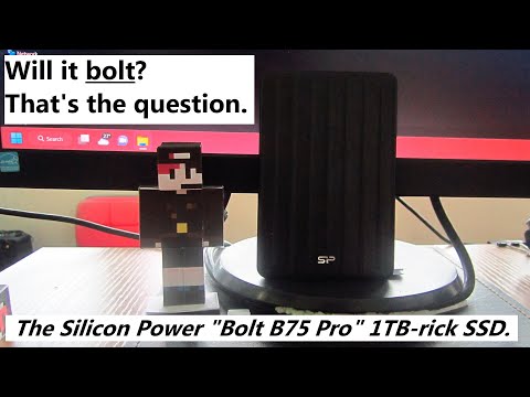 The Silicon Power "Bolt B75 Pro" 1TB-rick SSD! (Will it bolt?)