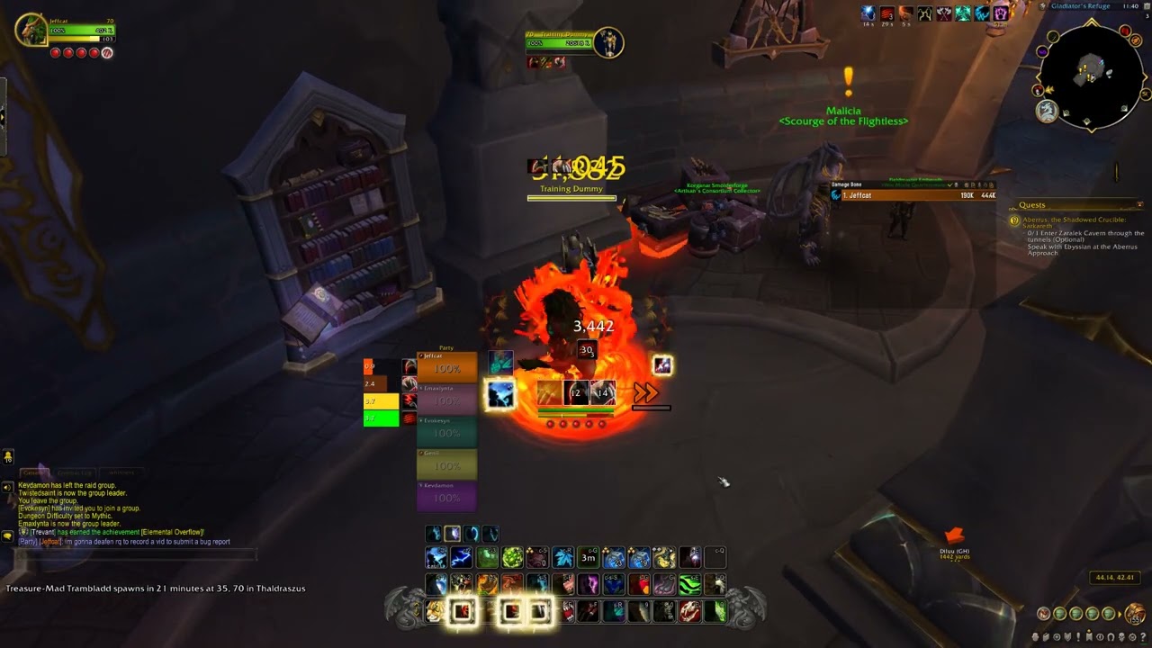 Djaruun, Pillar of the Elder Flame not activating for some abilities - Bug Report - World of ...