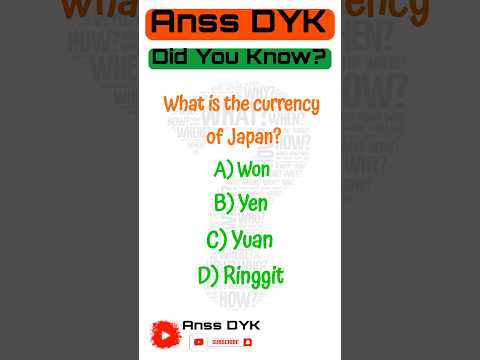 What is the currency of Japan? #anssdyk #gkquiz
