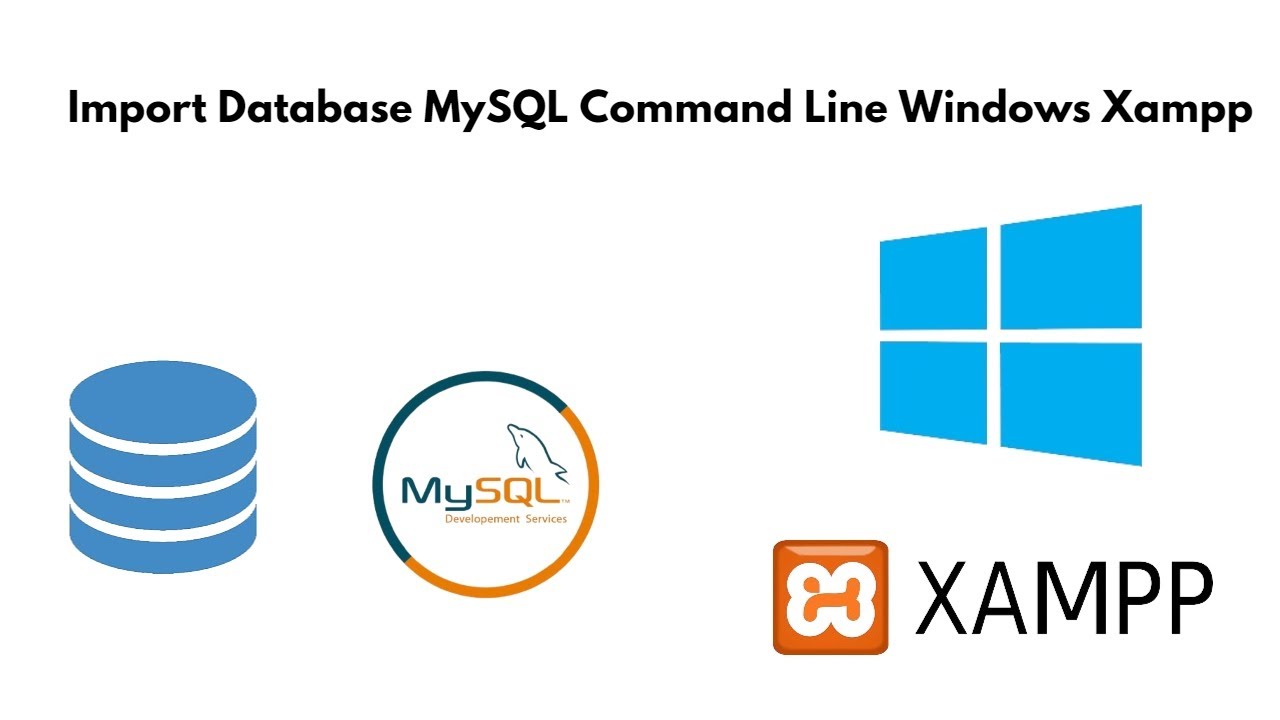 Import Database MySQL Command Line Windows Xampp | Command Prompt CMD