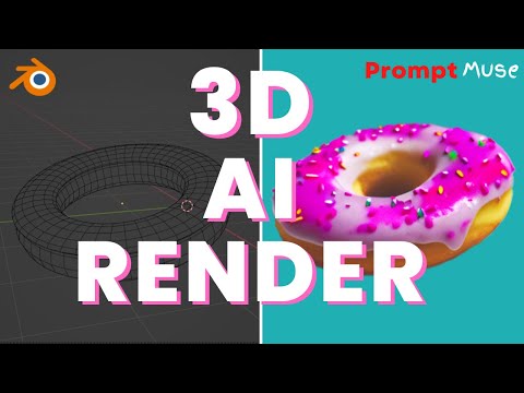 How to use AI to Render in 3D - It's here