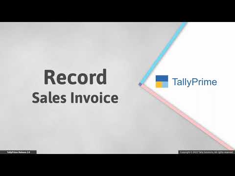 SGM : Sale of Goods Taxable Under GST and TCS in TallyPrime