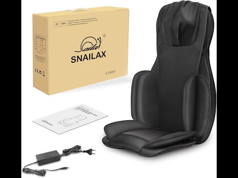 SNAILAX Siège Massage Shiatsu pour Dos & Cou