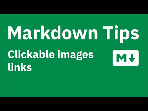 Markdown Tips — Using images as links