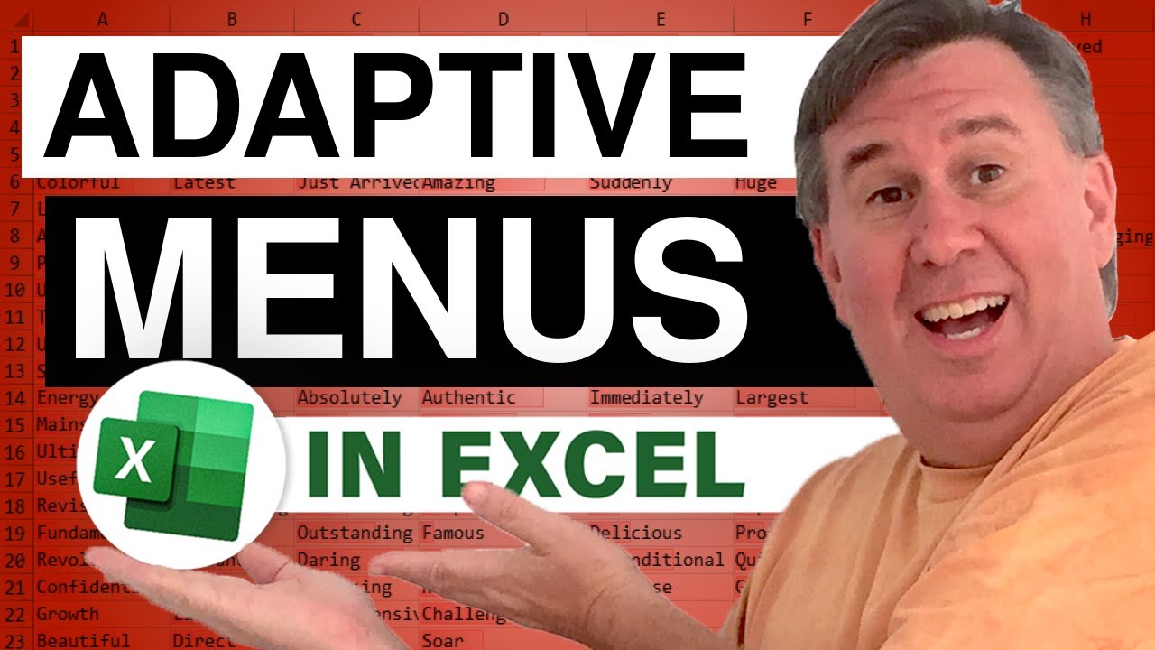 Mrexcels Learn Excel 419 Adaptive Menus Mrexcel Message Board
