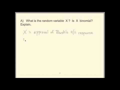 Mean and Standard Deviation of a Binomial Distribution