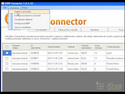 ENPP Connector - integrator iStore z Elektronicznym Nadawcą Poczty Polskiej