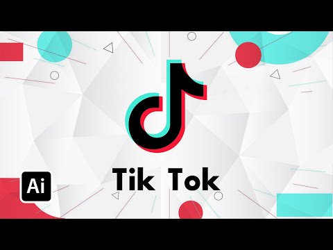 TikTok Logo Design | Adobe Illustrator