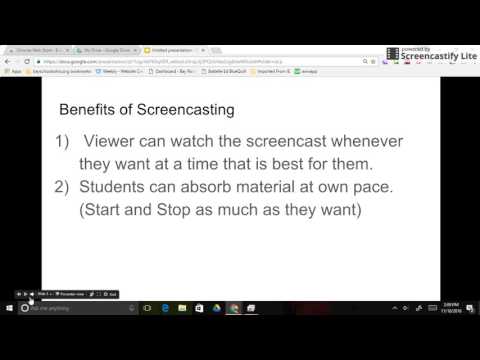 What is Screencasting
