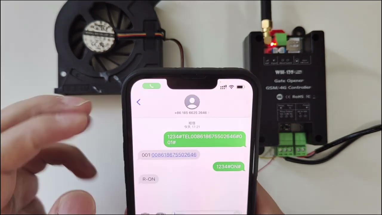4G Gate Opener 4G Remote Control Garage Opener ON/OFF Switch For Sliding Swing Garage Gate Opener