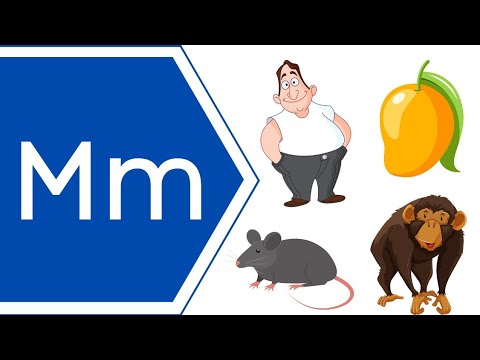 words start with letter m | m letter words | letter m words | English alphabet | toppo kids
