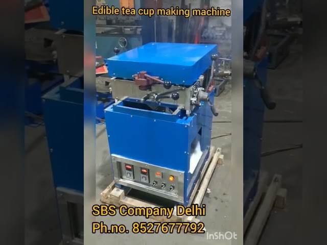Edible Tea & Coffee Cup Making Machine - EDIBLE Tea Cup Making Machine ...