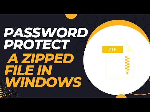 How To Password Protect A Zipped File In Windows 10