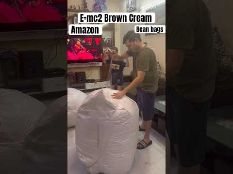 Comfybean Bean bag Unboxing| #beans #bags #amazon #trending #viral #hinakunal #shorts #youtubeshorts