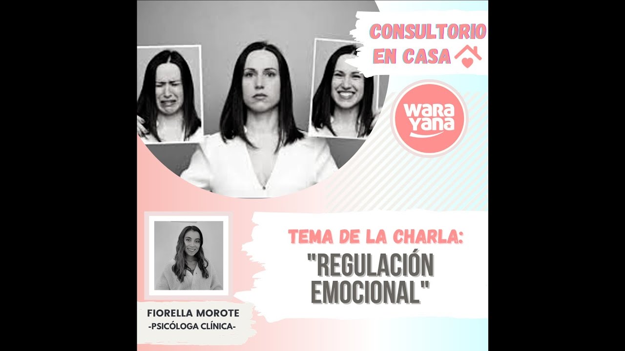 CHARLA VIRTUAL: “REGULACIÓN EMOCIONAL”
