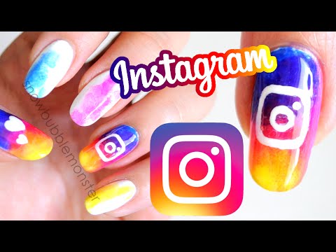 INSTAGRAM Logo (2016) Nails ☼ Social Media Nail Art ☼ | snowbubblemonster